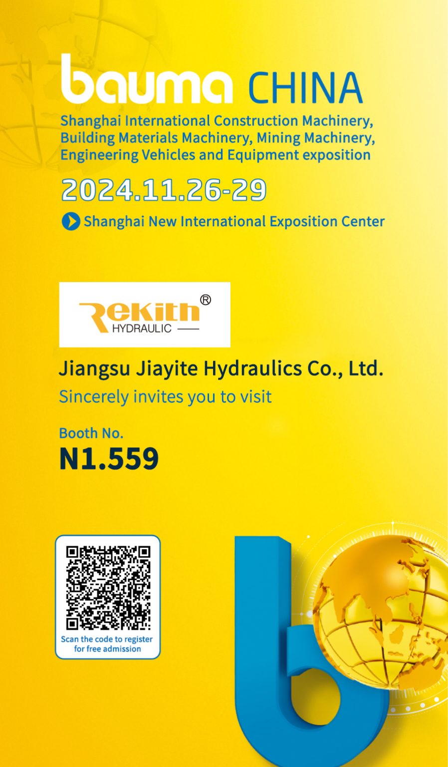 Join Us at bauma CHINA 2024: Discover Innovative Hydraulic Solutions ...